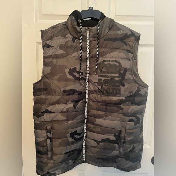 Ecko Unlimited | Jackets & Coats | Mens Camo Vest | Poshmark